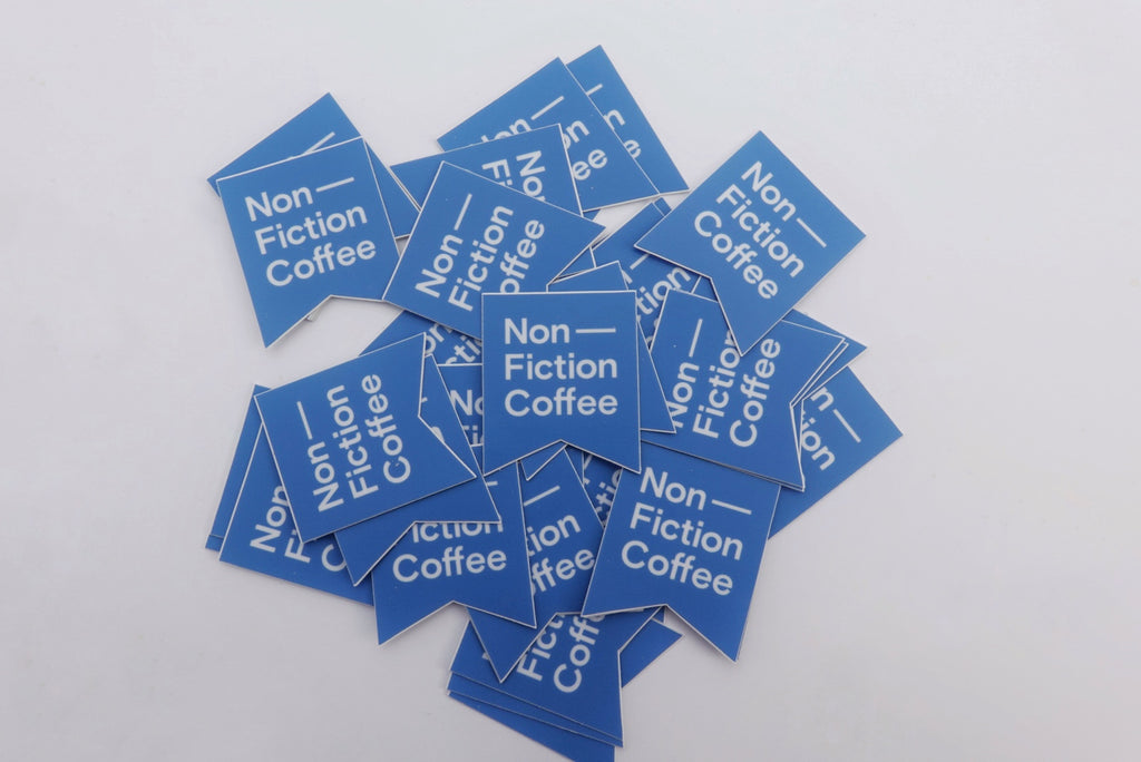 Bookmark Vinyl Sticker – Non-Fiction Coffee Co.